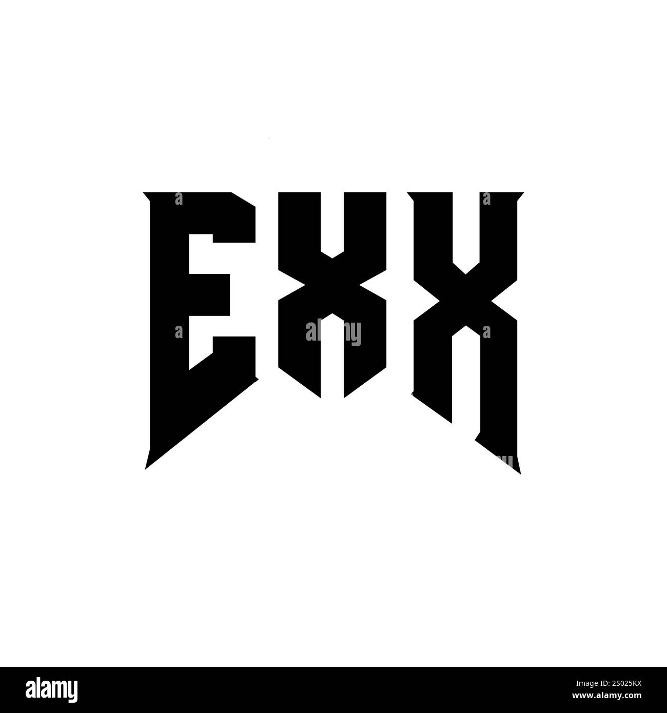 Exx logo design Stock Vector Images - Alamy