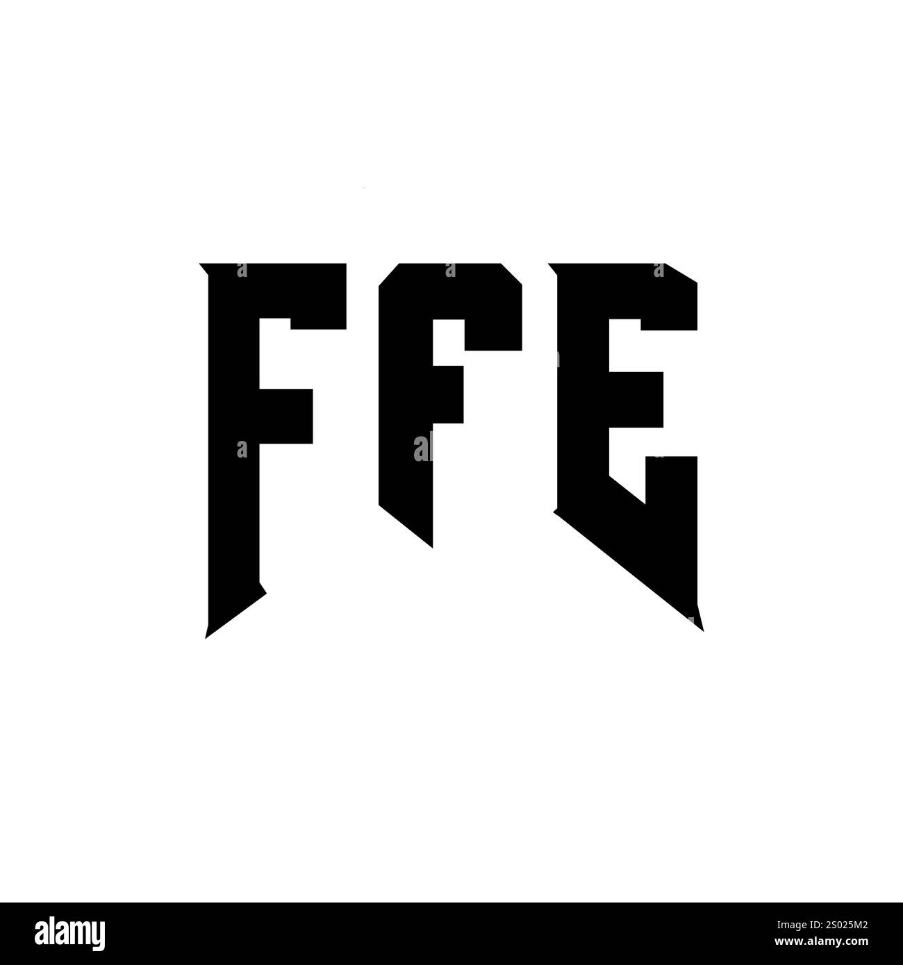 FFE letter logo design for technology company. FFE logo design black ...