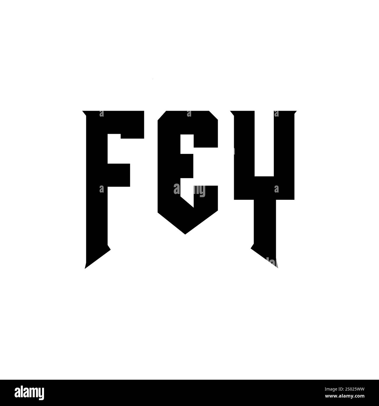 FEY letter logo design for technology company. FEY logo design black ...