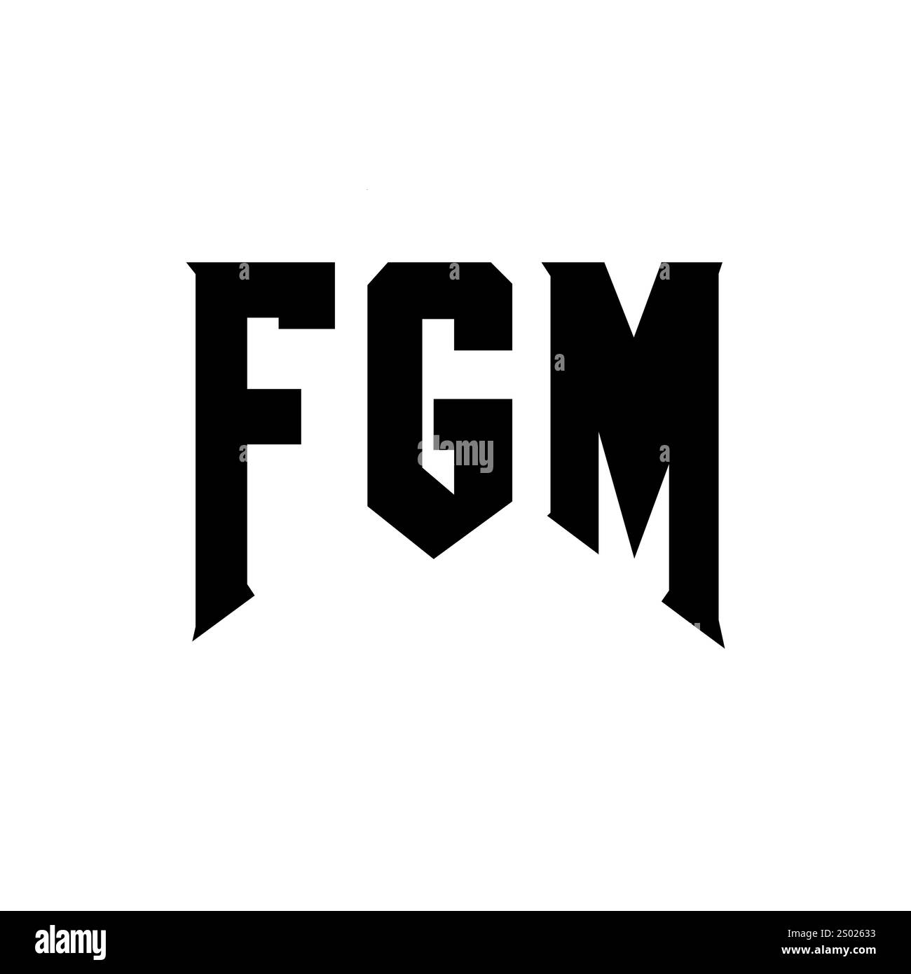 FGM letter logo design for technology company. FGM logo design black ...