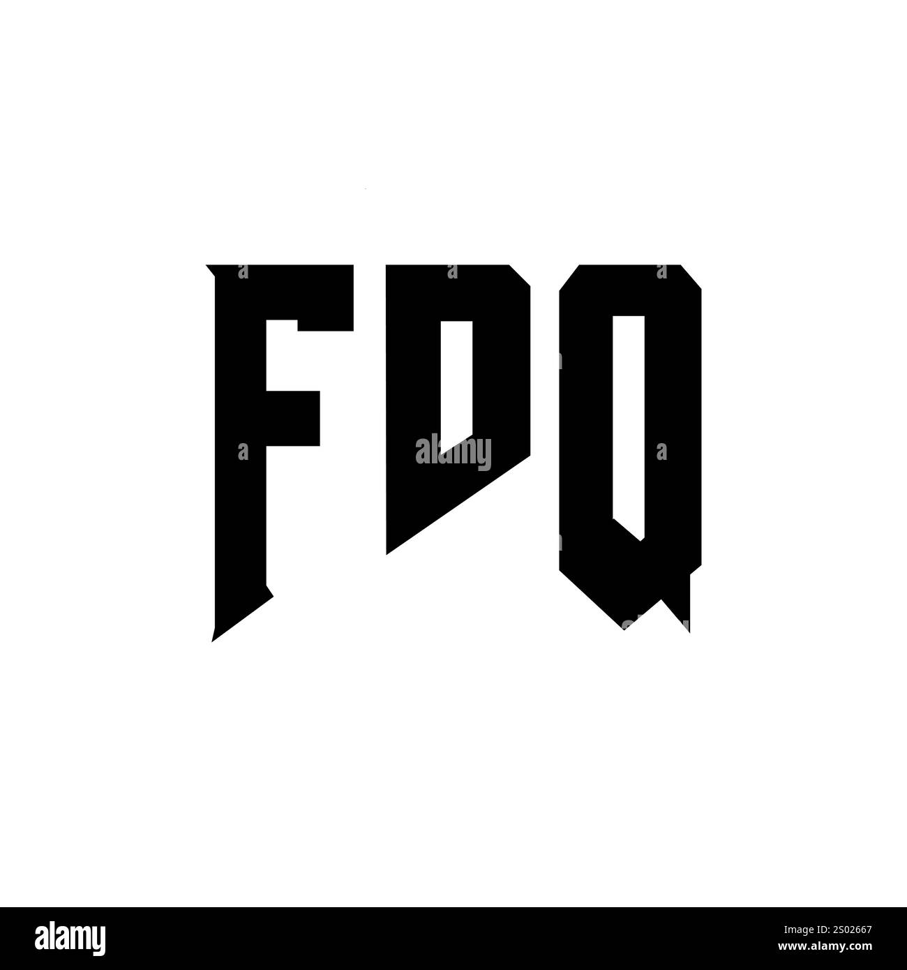 Fdq logo design hi-res stock photography and images - Alamy