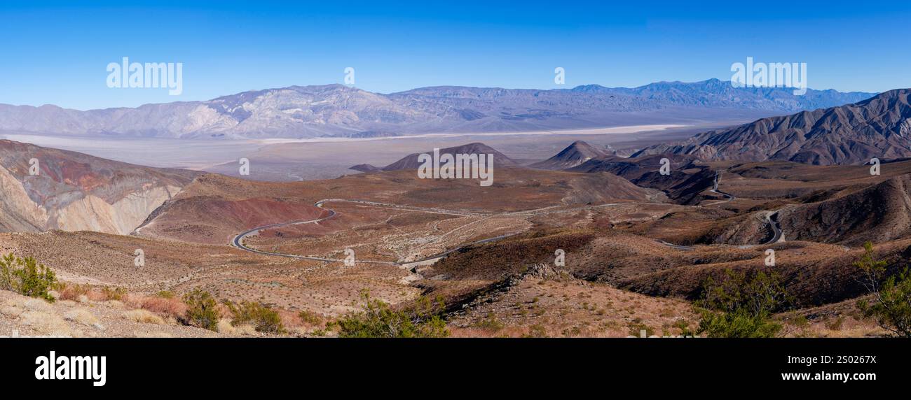 Panoramic photograph of Father Crowley Vista Point, Death Valley ...