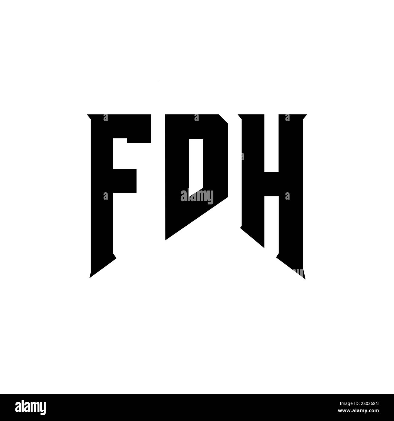 Fdh logo design hi-res stock photography and images - Alamy