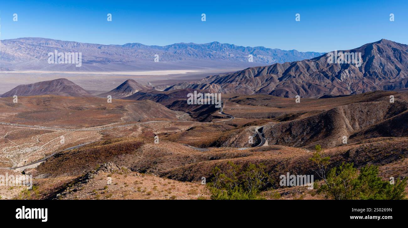 Panoramic photograph of Father Crowley Vista Point, Death Valley ...