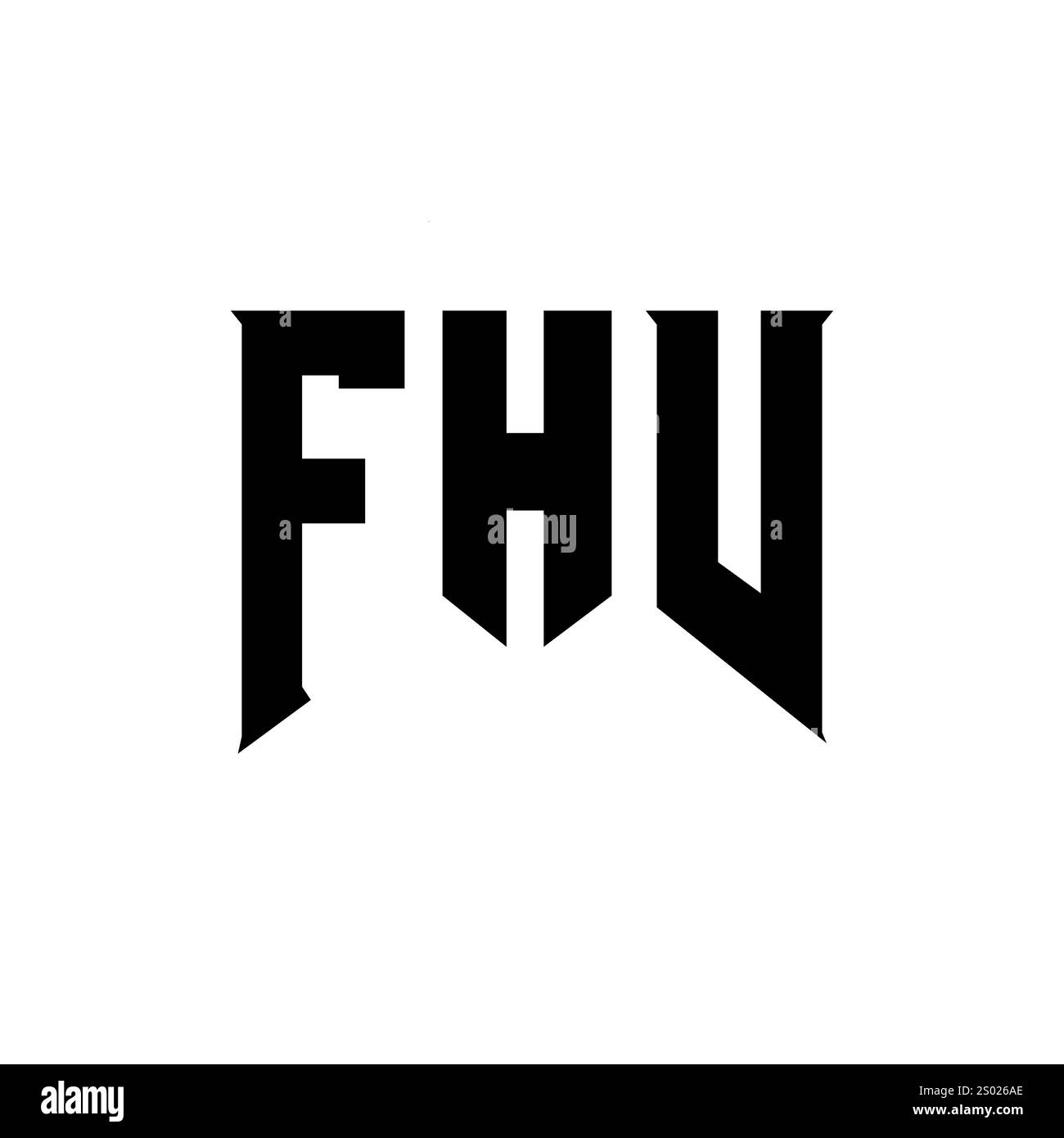 FHV letter logo design for technology company. FHV logo design black ...