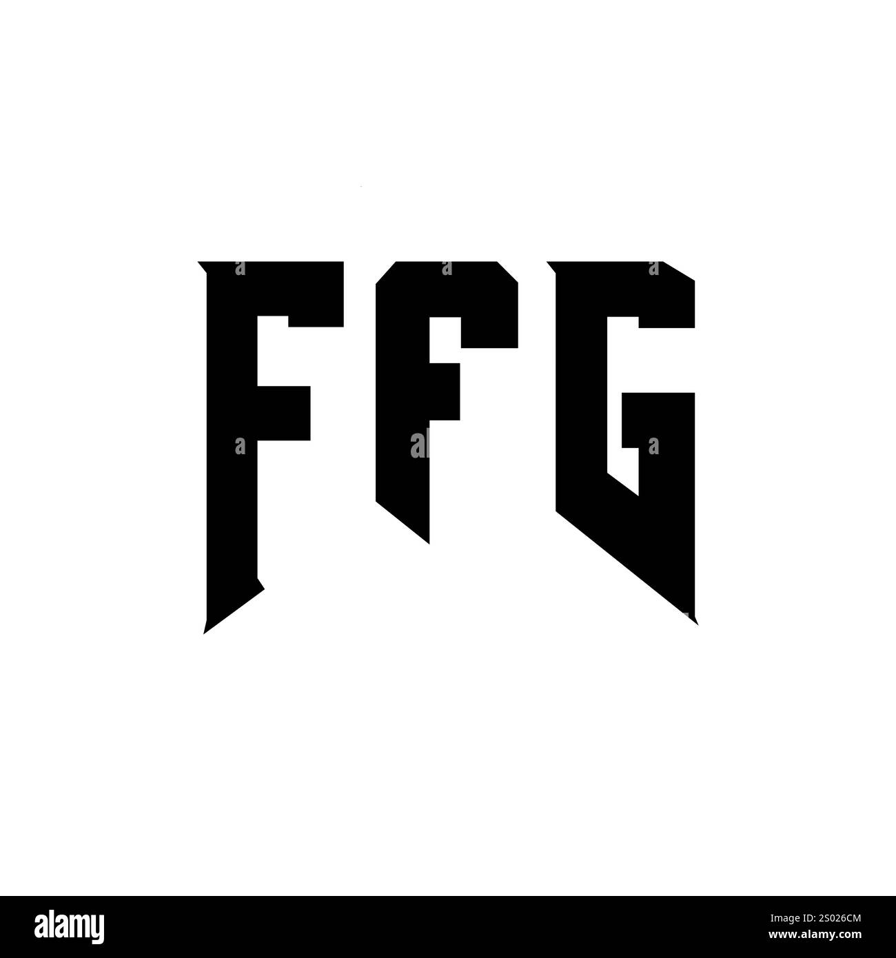 FFG letter logo design for technology company. FFG logo design black ...