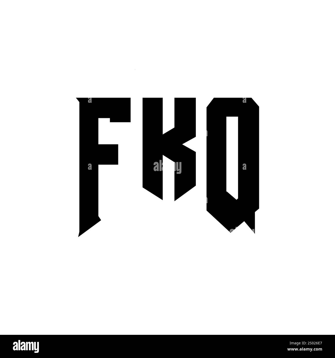 Fkq logo design hi-res stock photography and images - Alamy