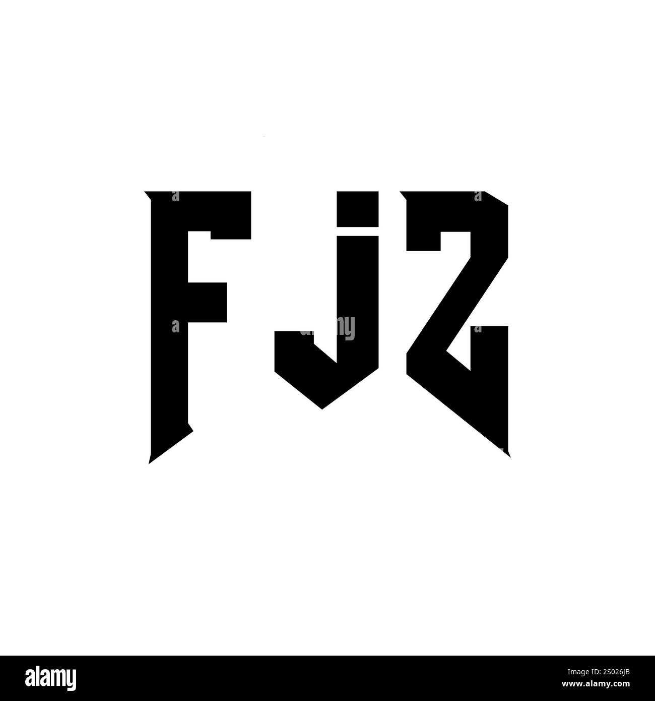 Fjz logo design hi-res stock photography and images - Alamy