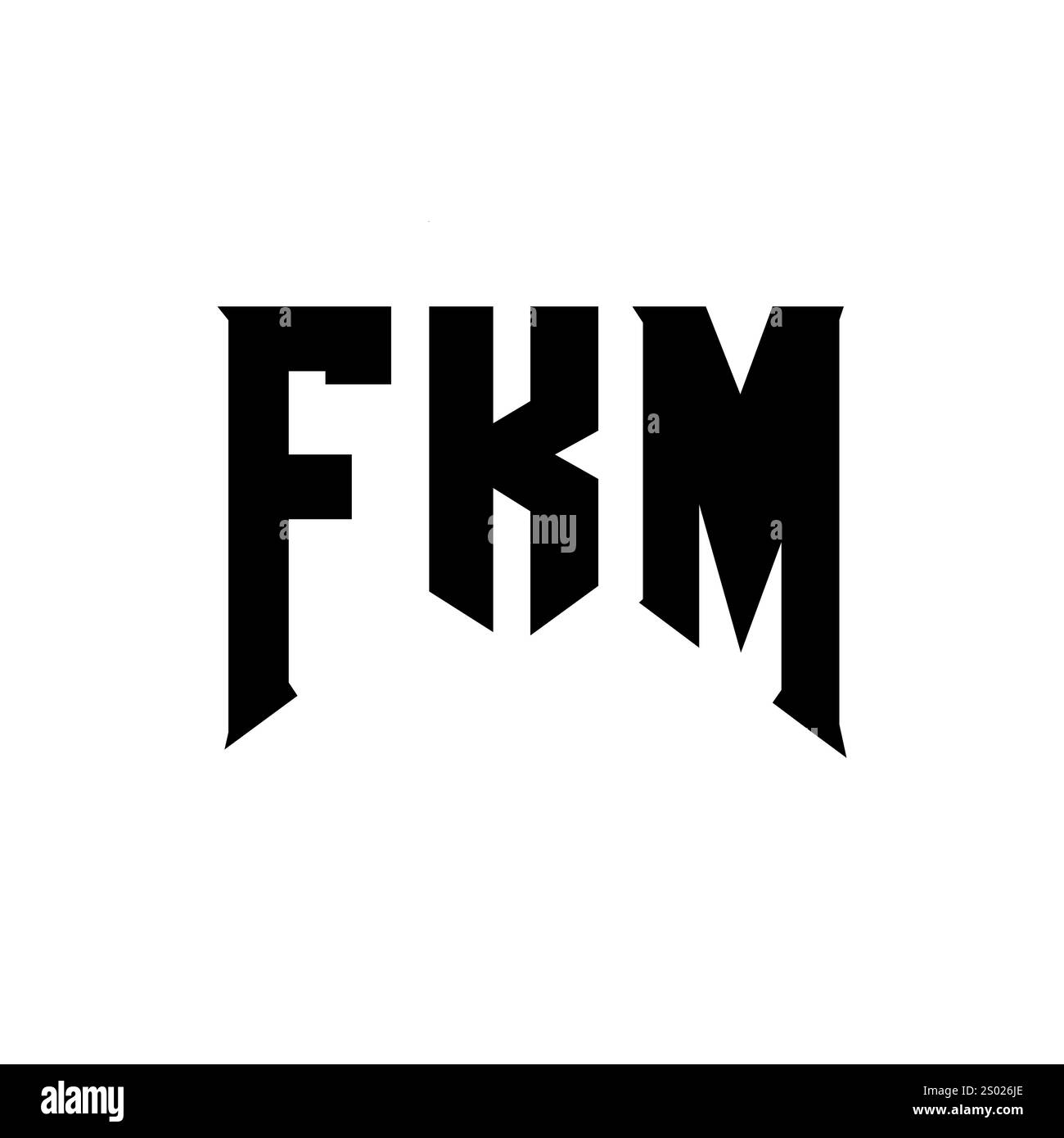 FKM letter logo design for technology company. FKM logo design black ...
