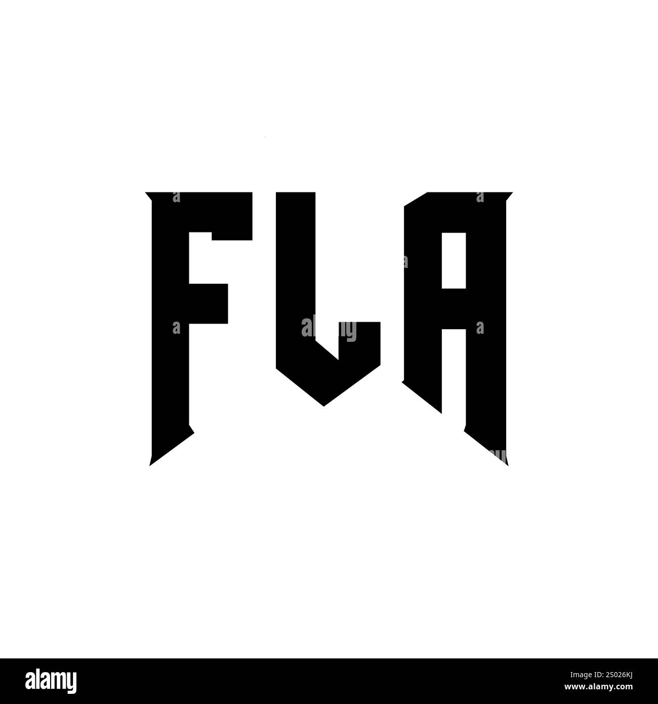 FLA letter logo design for technology company. FLA logo design black ...