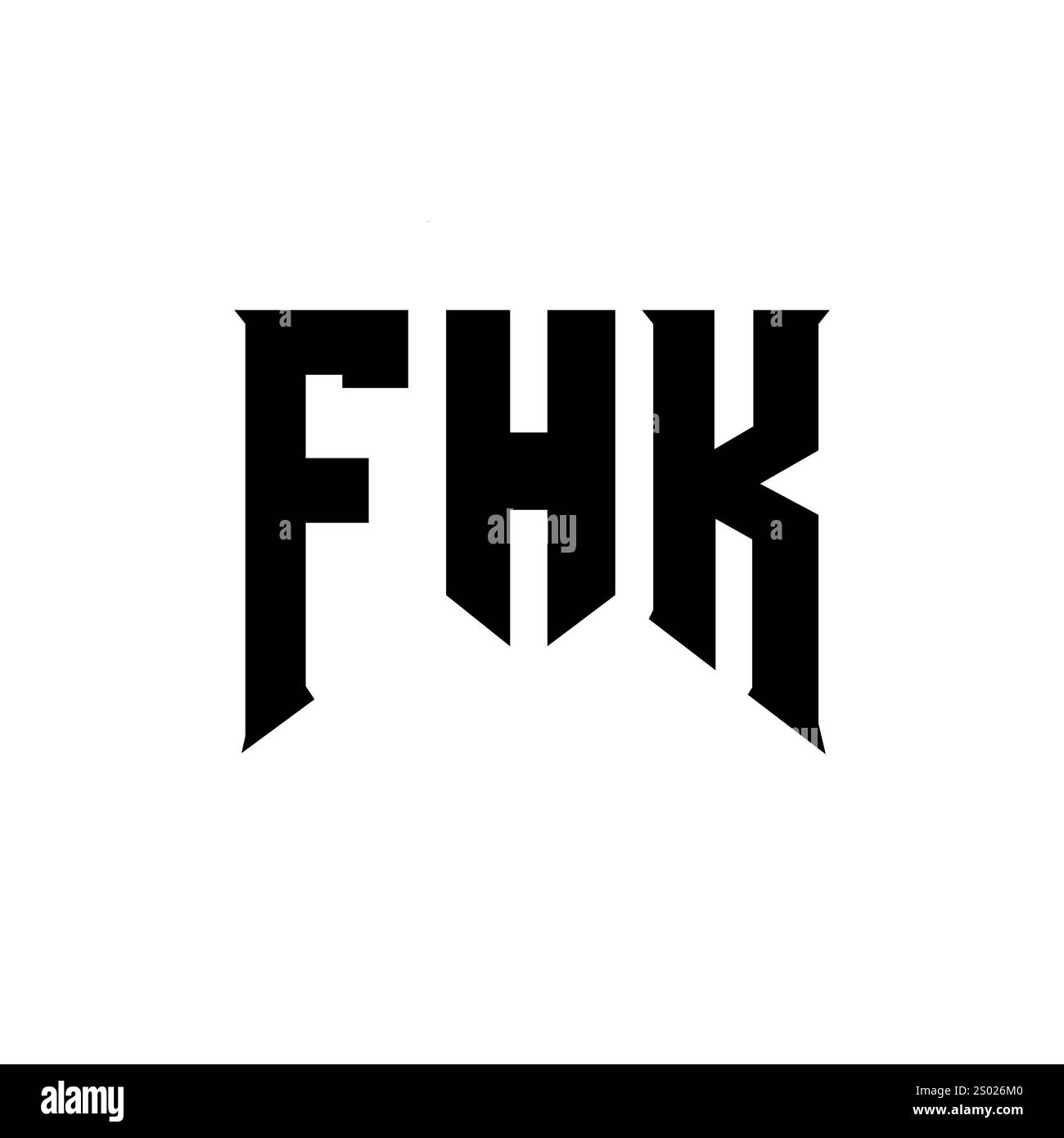 Fhk logo design hi-res stock photography and images - Alamy