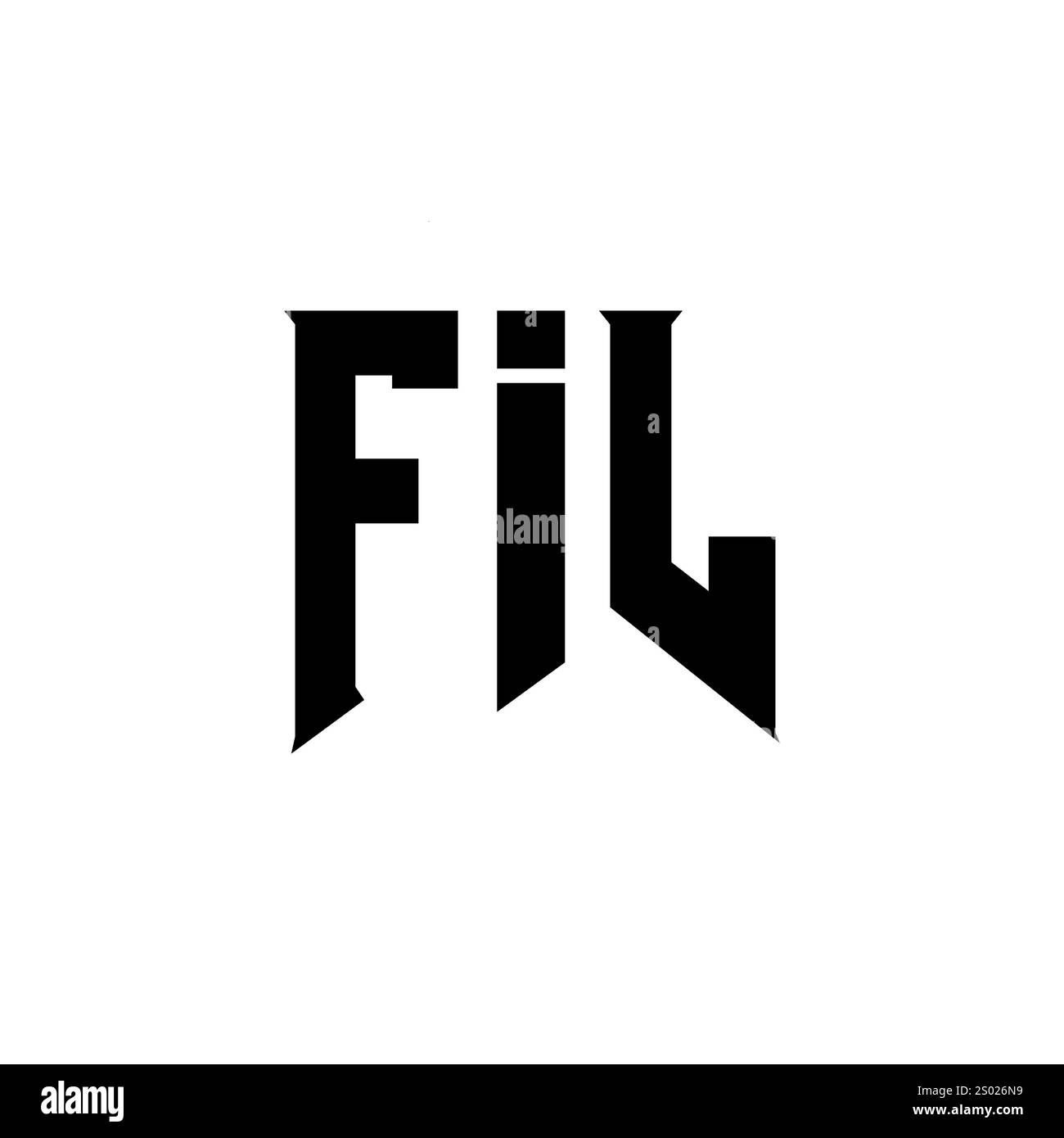 Fil logo design Cut Out Stock Images & Pictures - Alamy