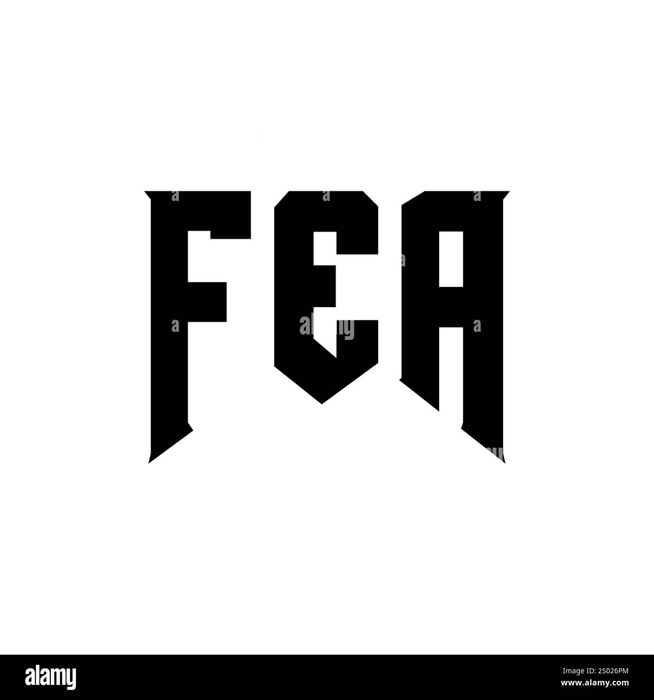 FEA letter logo design for technology company. FEA logo design black ...
