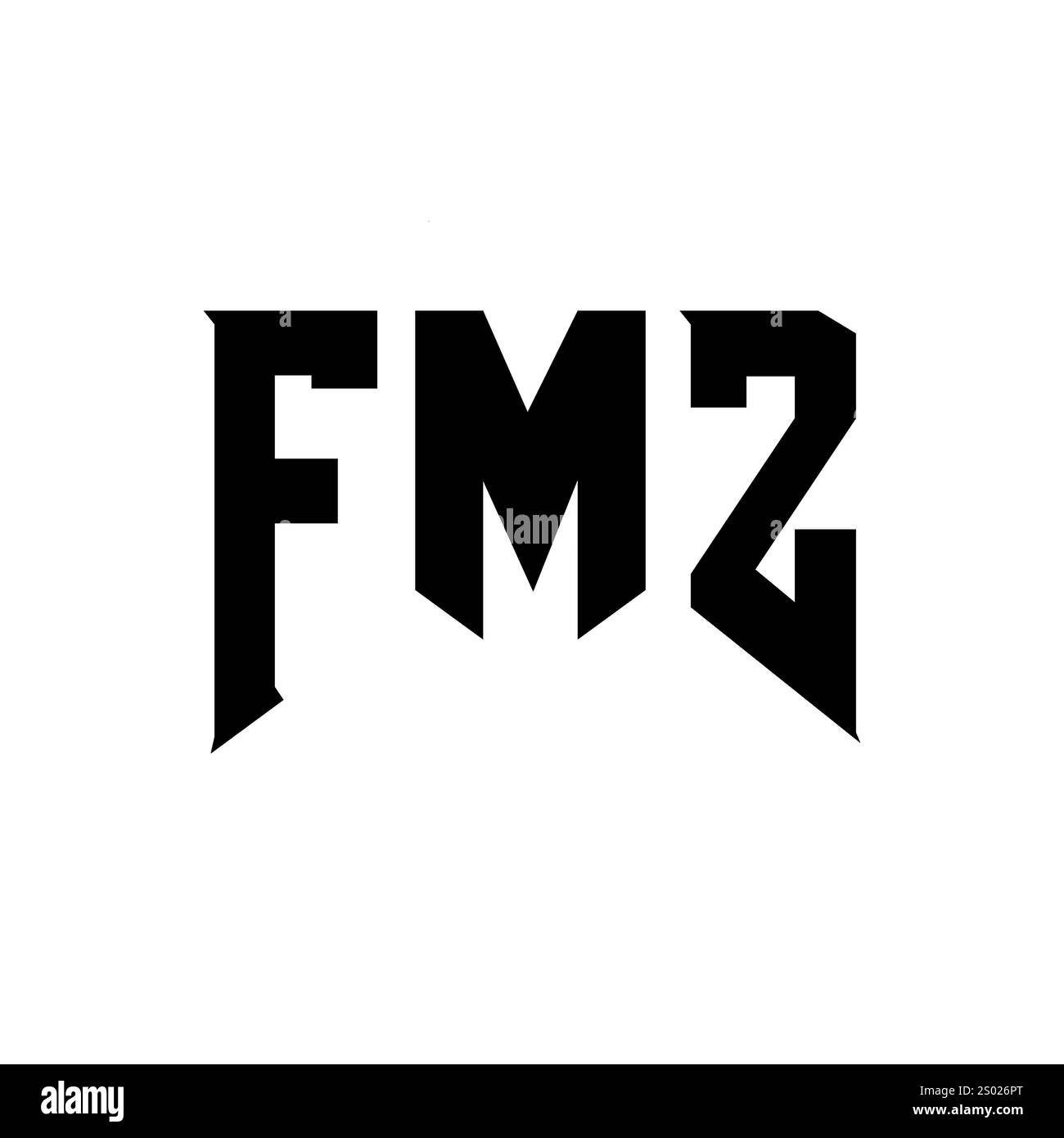 Fmz logo design hi-res stock photography and images - Alamy