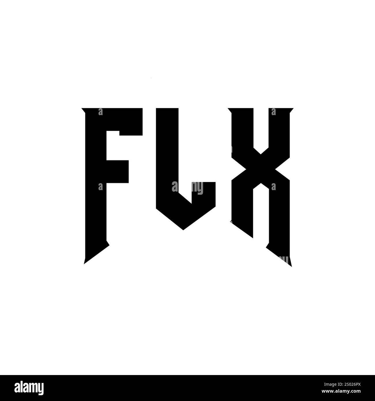 FLX letter logo design for technology company. FLX logo design black ...
