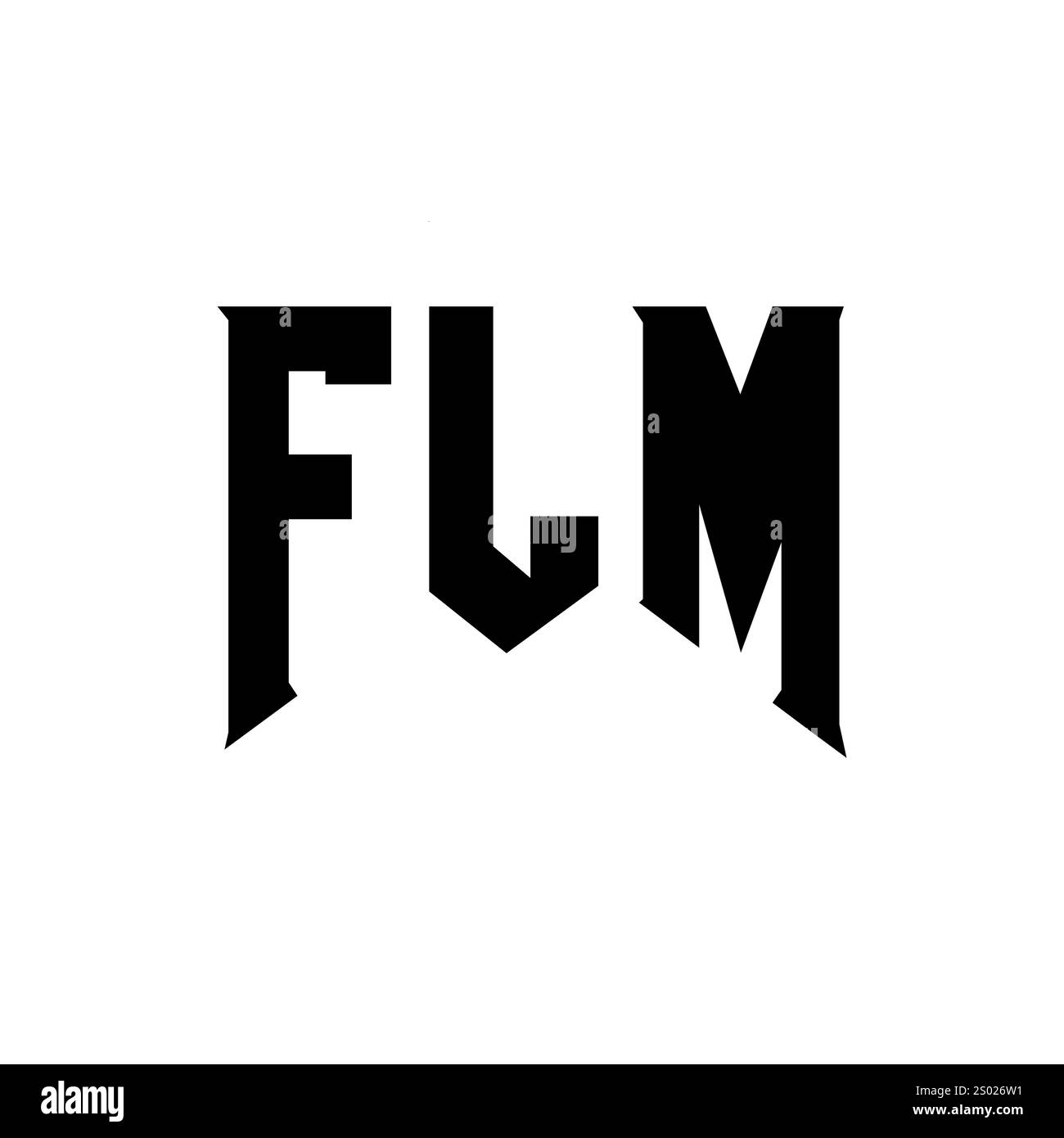 Flm logo design hi-res stock photography and images - Alamy