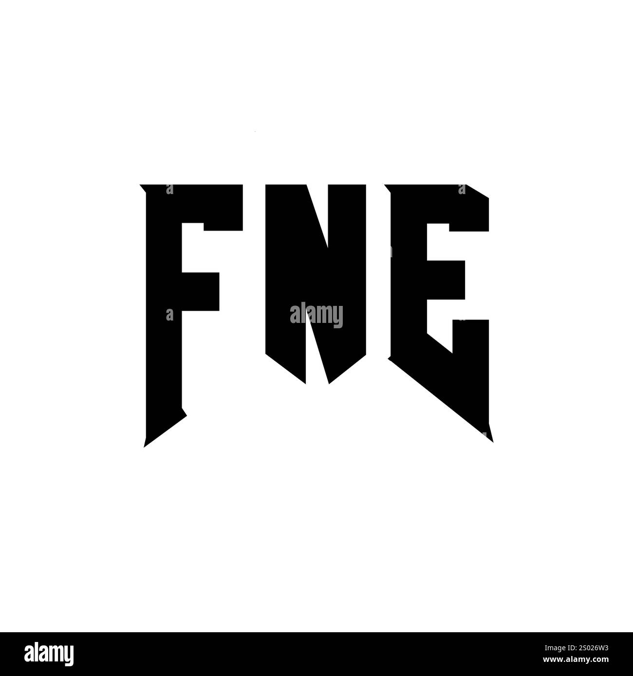 FNE letter logo design for technology company. FNE logo design black ...