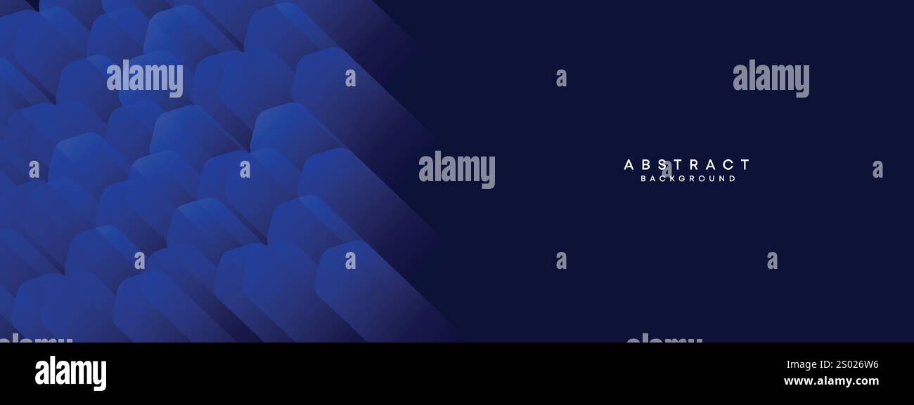 Dark Blue Gradient Abstract Geometric Flowing Lines Background ...
