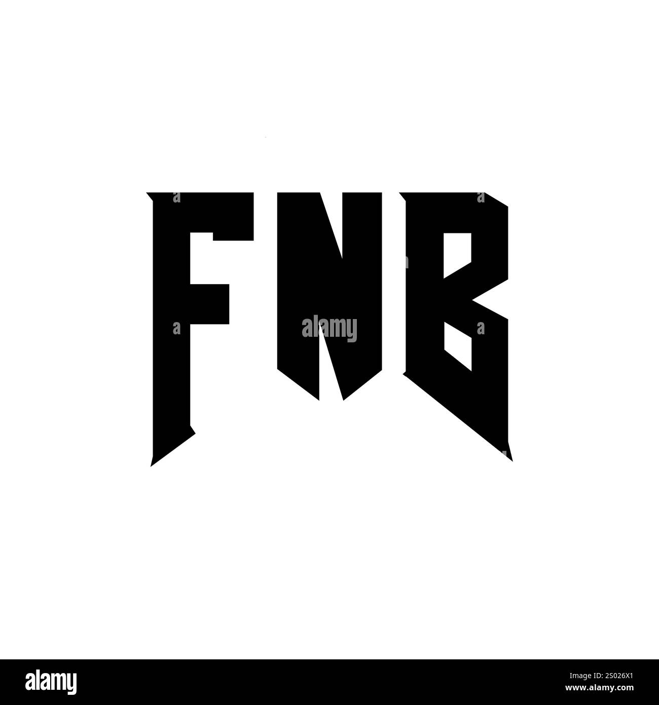 FNB letter logo design for technology company. FNB logo design black ...