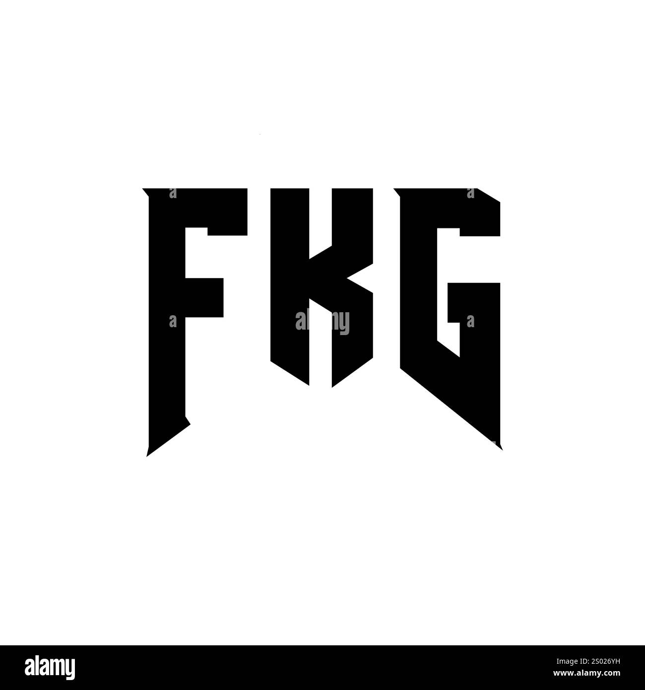 FKG letter logo design for technology company. FKG logo design black ...