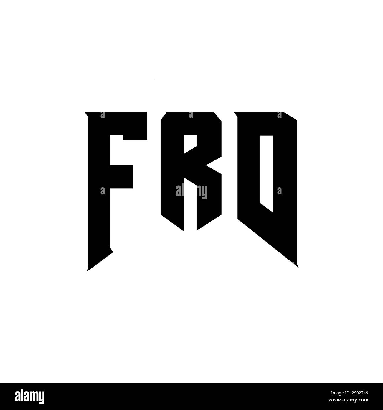 FRD letter logo design for technology company. FRD logo design black ...