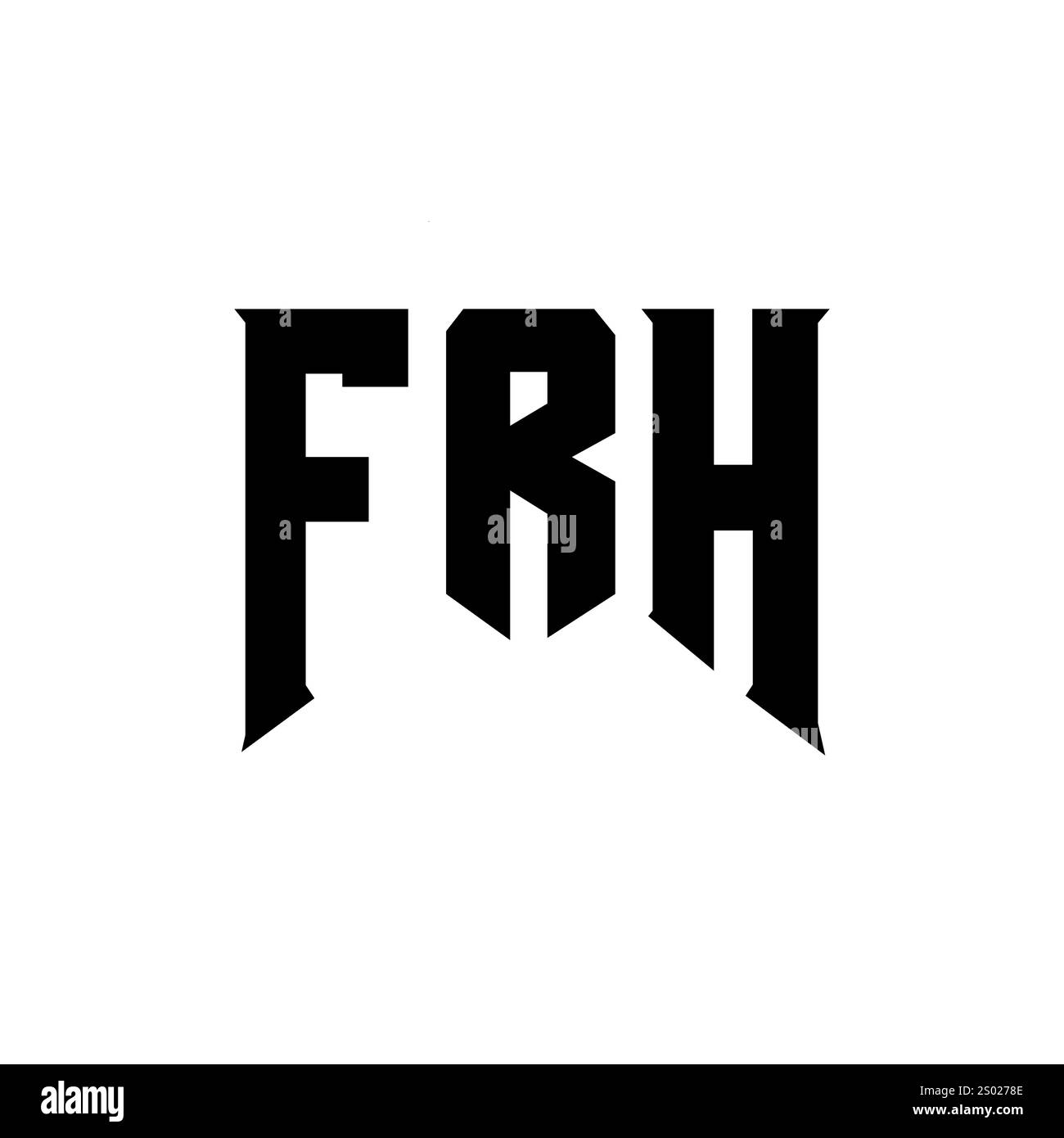 Frh logo design hi-res stock photography and images - Alamy