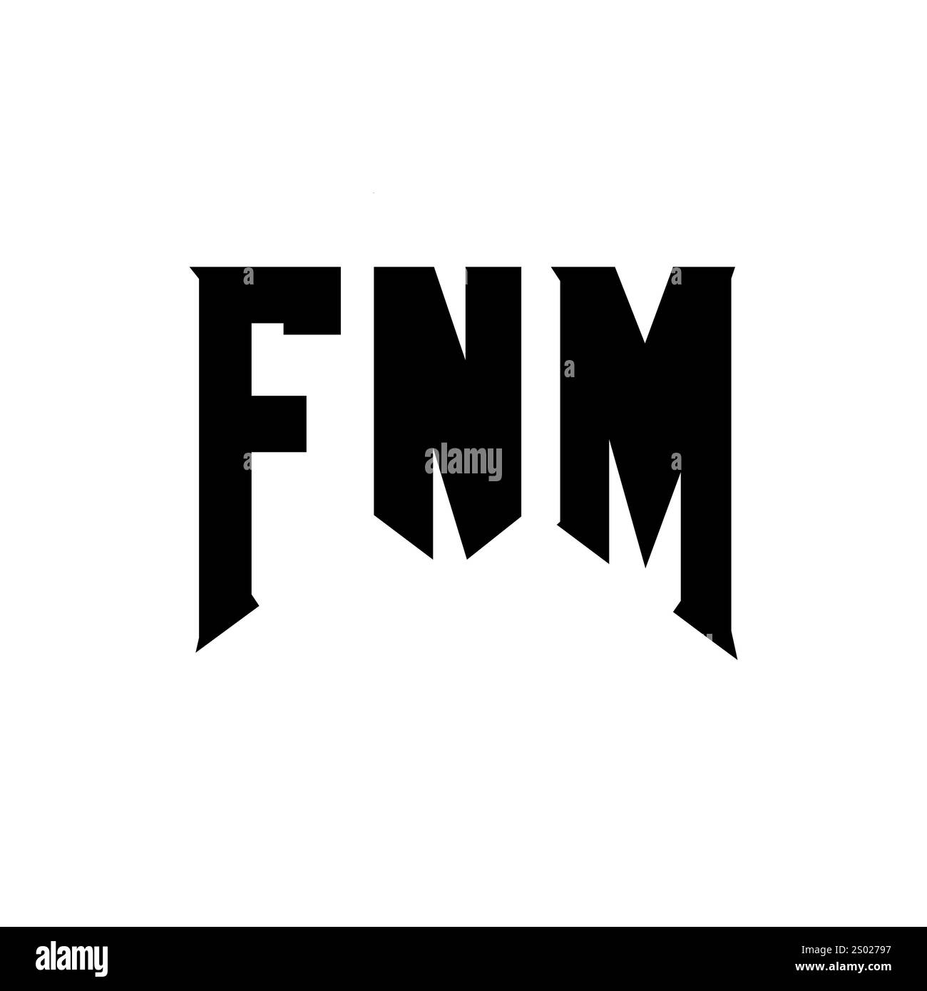 Fnm logo design hi-res stock photography and images - Alamy