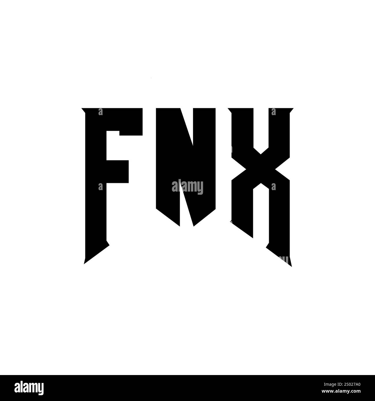 Fnx logo design hi-res stock photography and images - Alamy