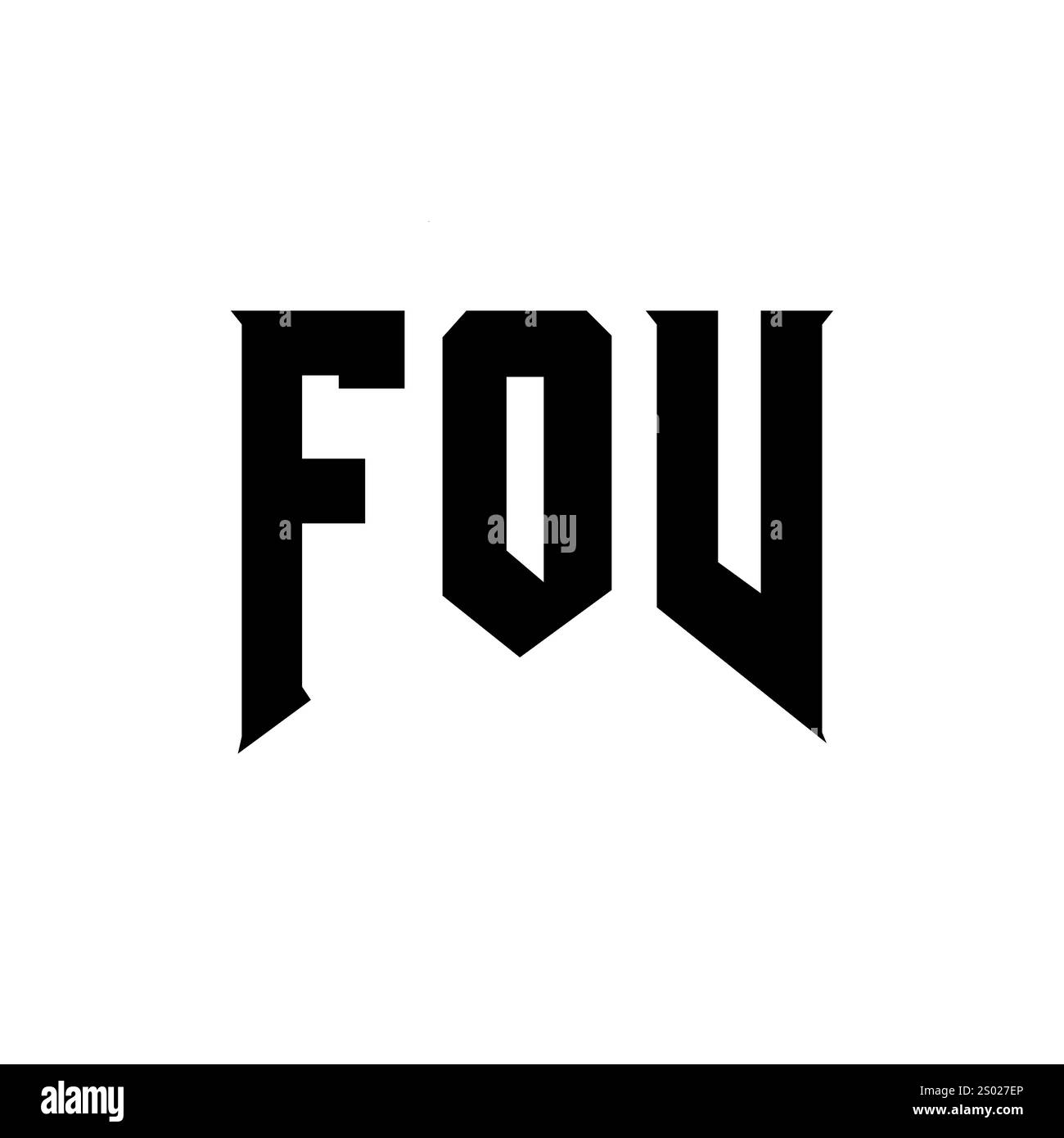 Fov logo design hi-res stock photography and images - Alamy