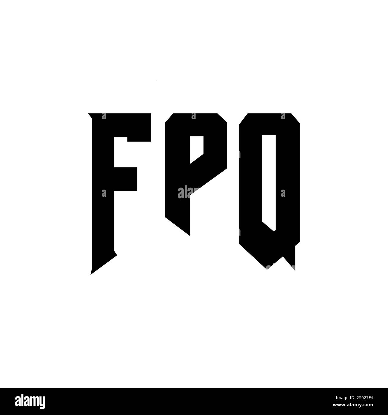 Fpq logo design hi-res stock photography and images - Alamy