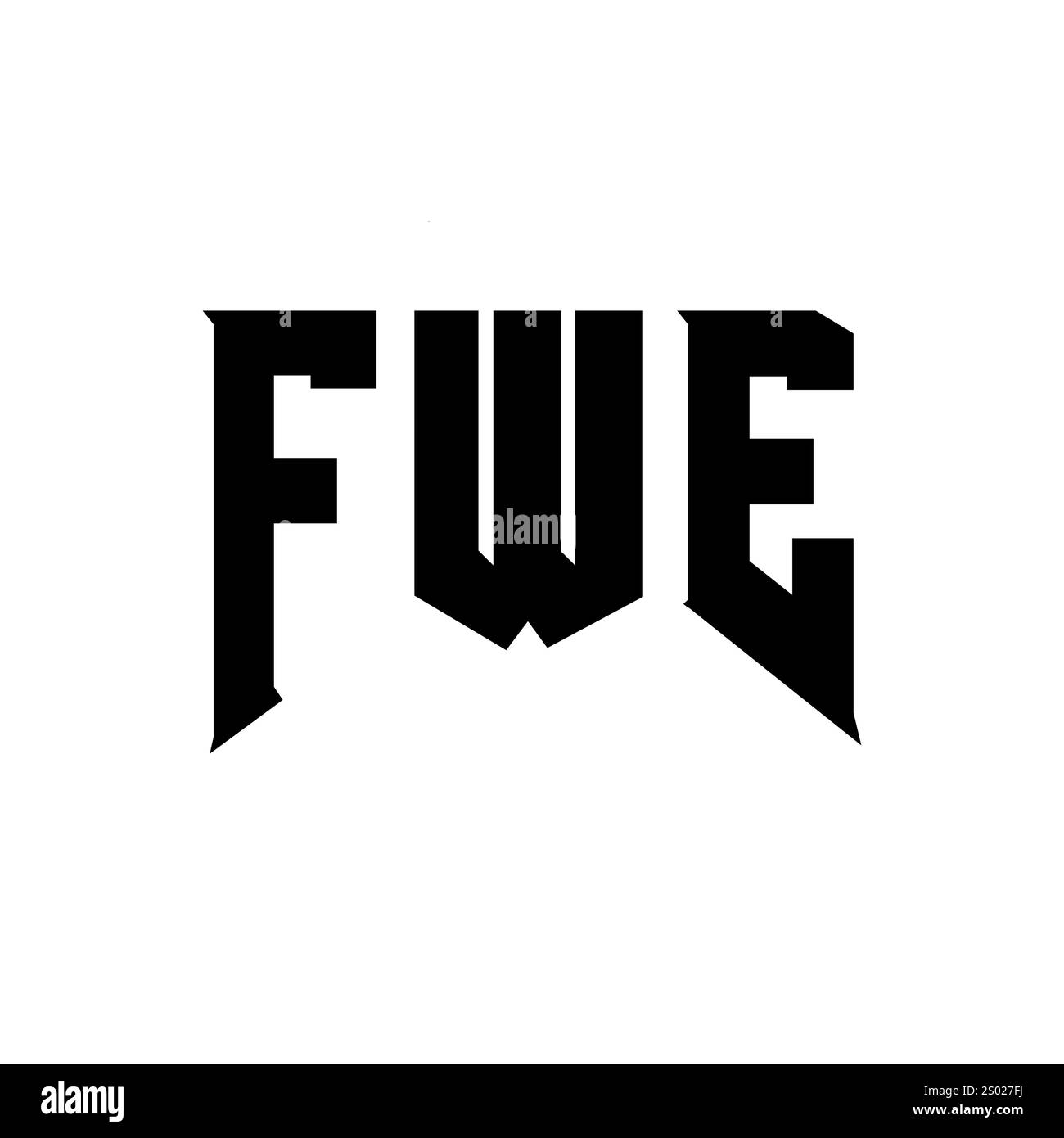 FWE letter logo design for technology company. FWE logo design black ...