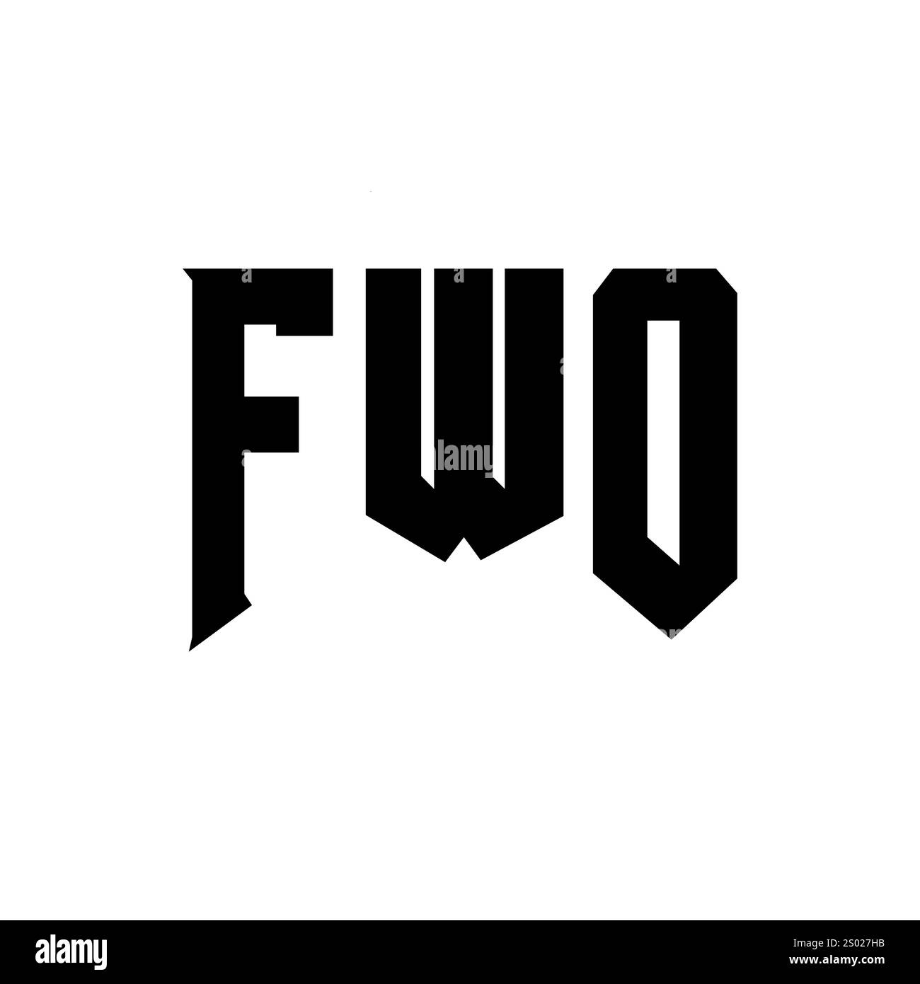 Fwo logo design Stock Vector Images - Alamy