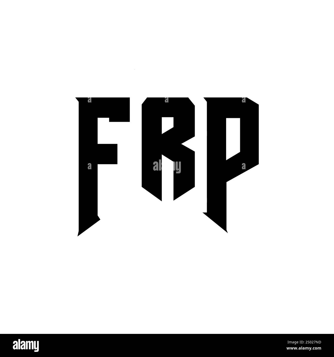 FRP letter logo design for technology company. FRP logo design black ...