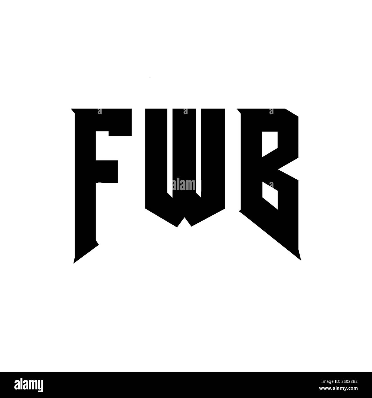 Fwb logo design hi-res stock photography and images - Alamy