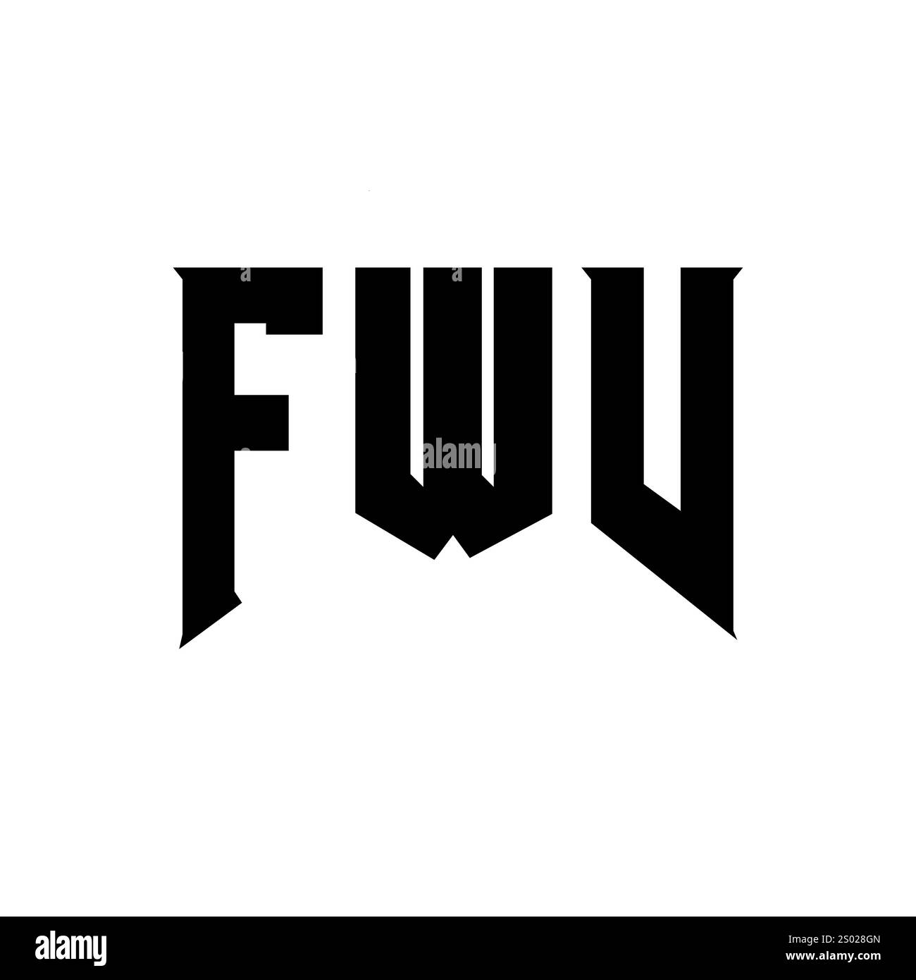 Fwv logo design hi-res stock photography and images - Alamy