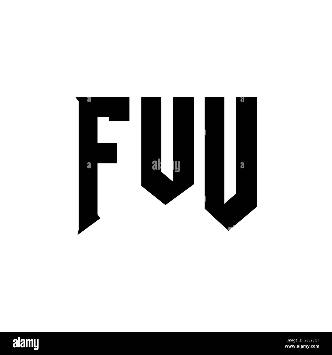 FUU letter logo design for technology company. FUU logo design black ...