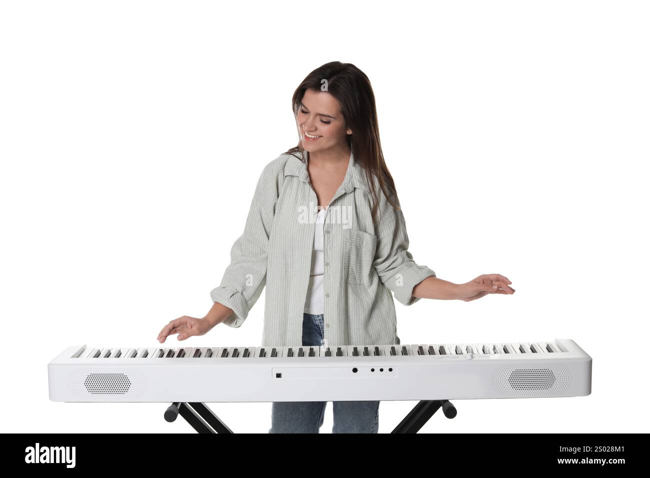 Singer synthesizer Cut Out Stock Images & Pictures - Alamy