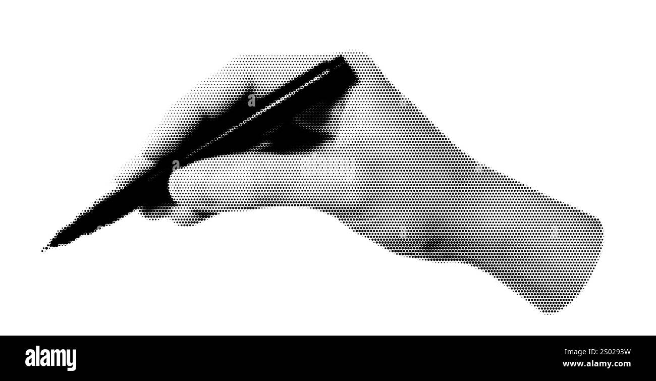 Halftone image Cut Out Stock Images & Pictures - Alamy