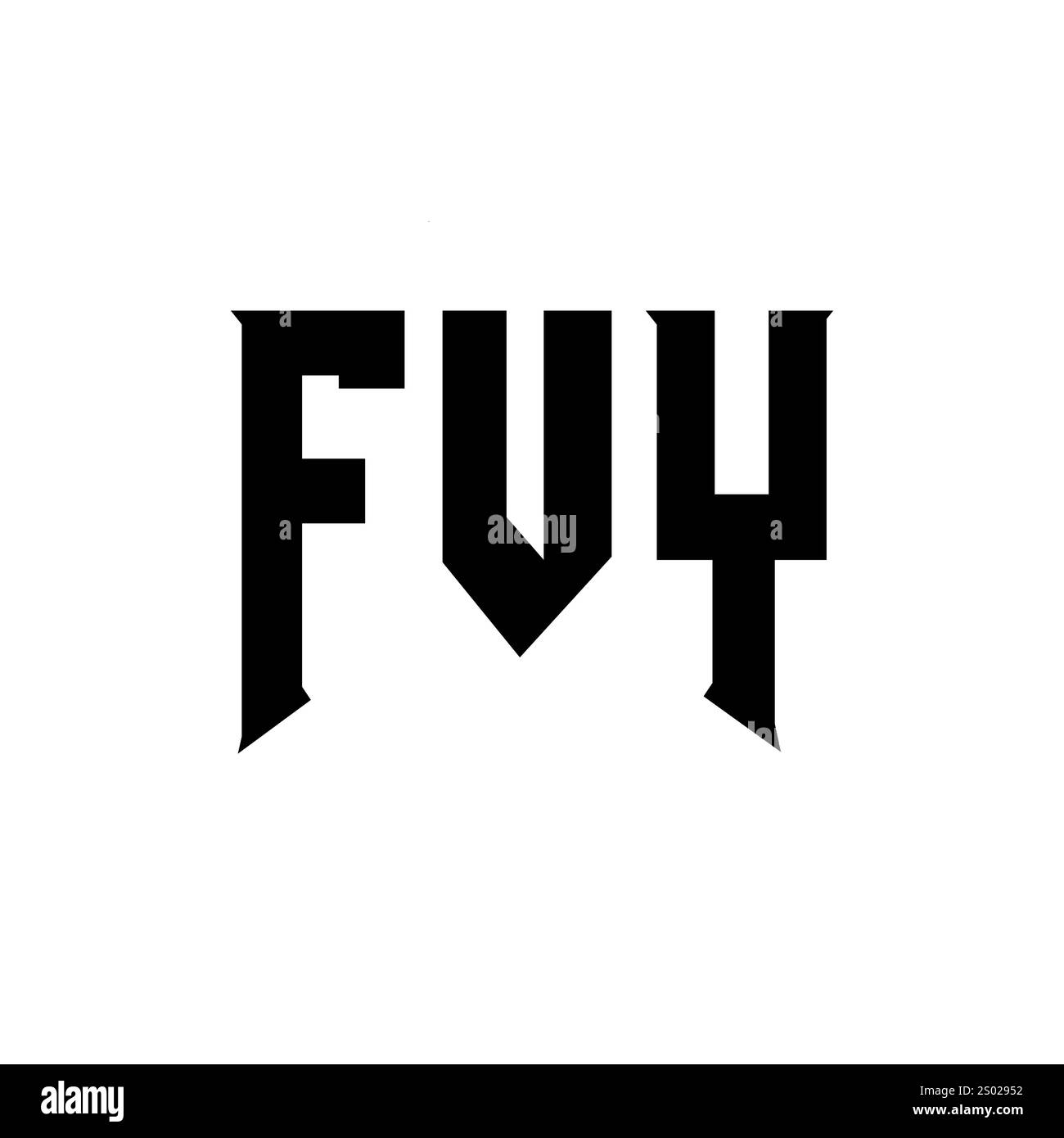 FVY letter logo design for technology company. FVY logo design black ...