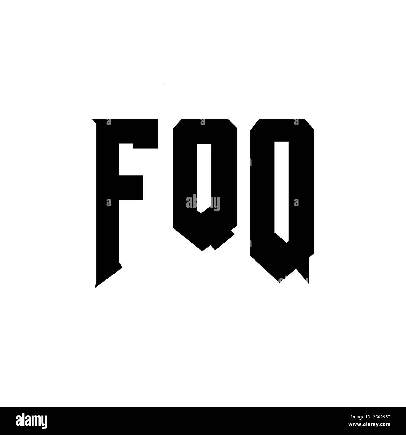 Fqq logo design hi-res stock photography and images - Alamy