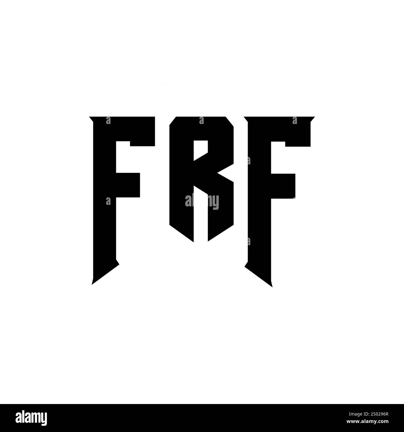 FRF letter logo design for technology company. FRF logo design black ...