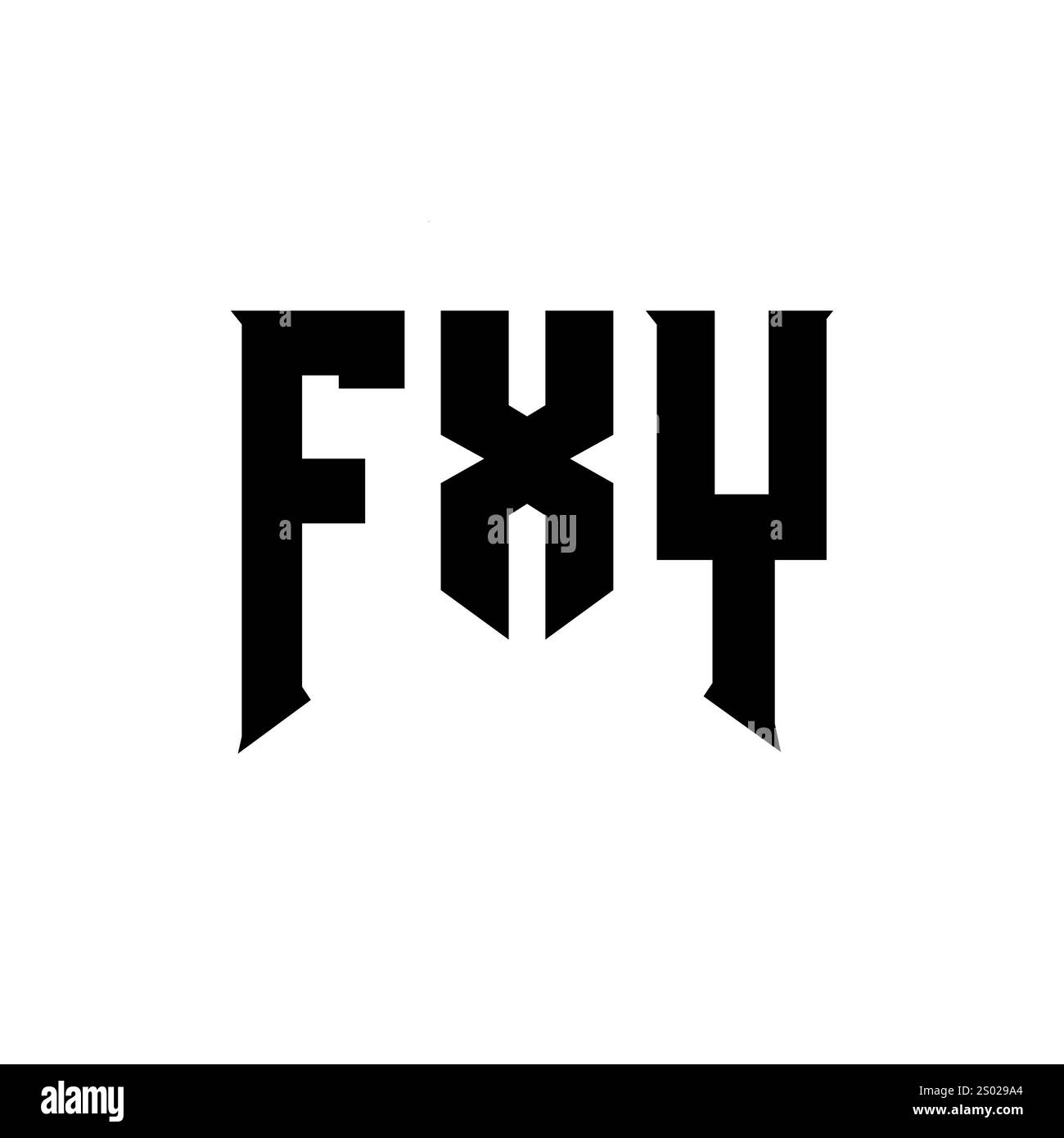 FXY letter logo design for technology company. FXY logo design black ...