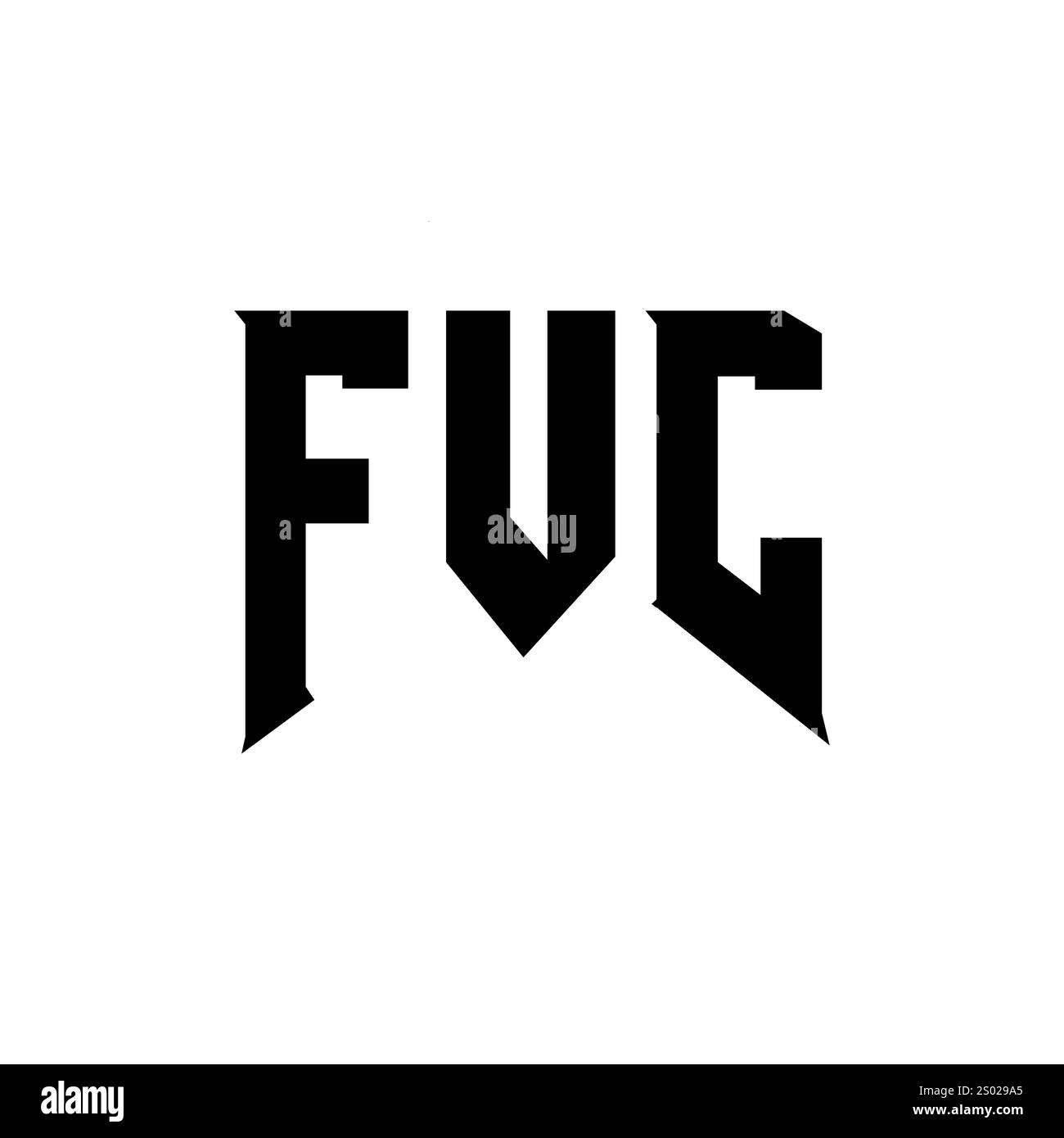 FVC letter logo design for technology company. FVC logo design black ...