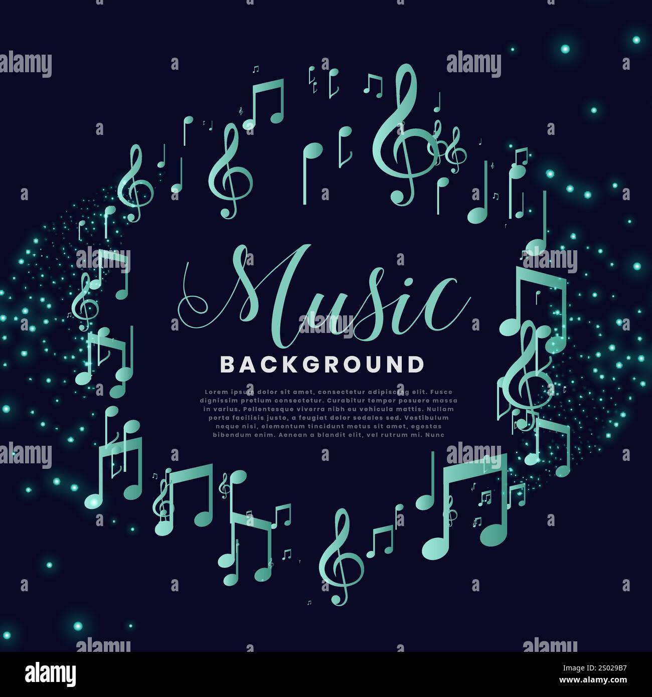 music notes frame nice background Stock Vector Image & Art - Alamy