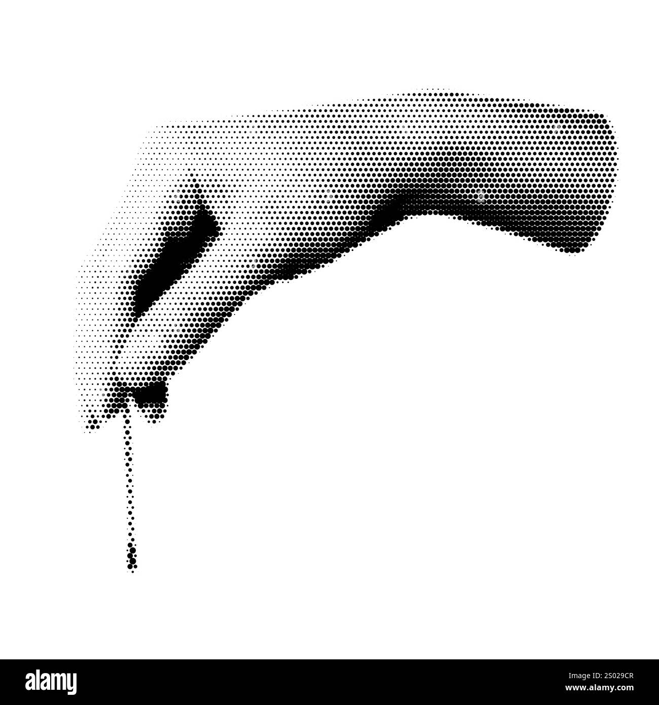 Image of a halftone hand holding something Stock Vector Image & Art - Alamy