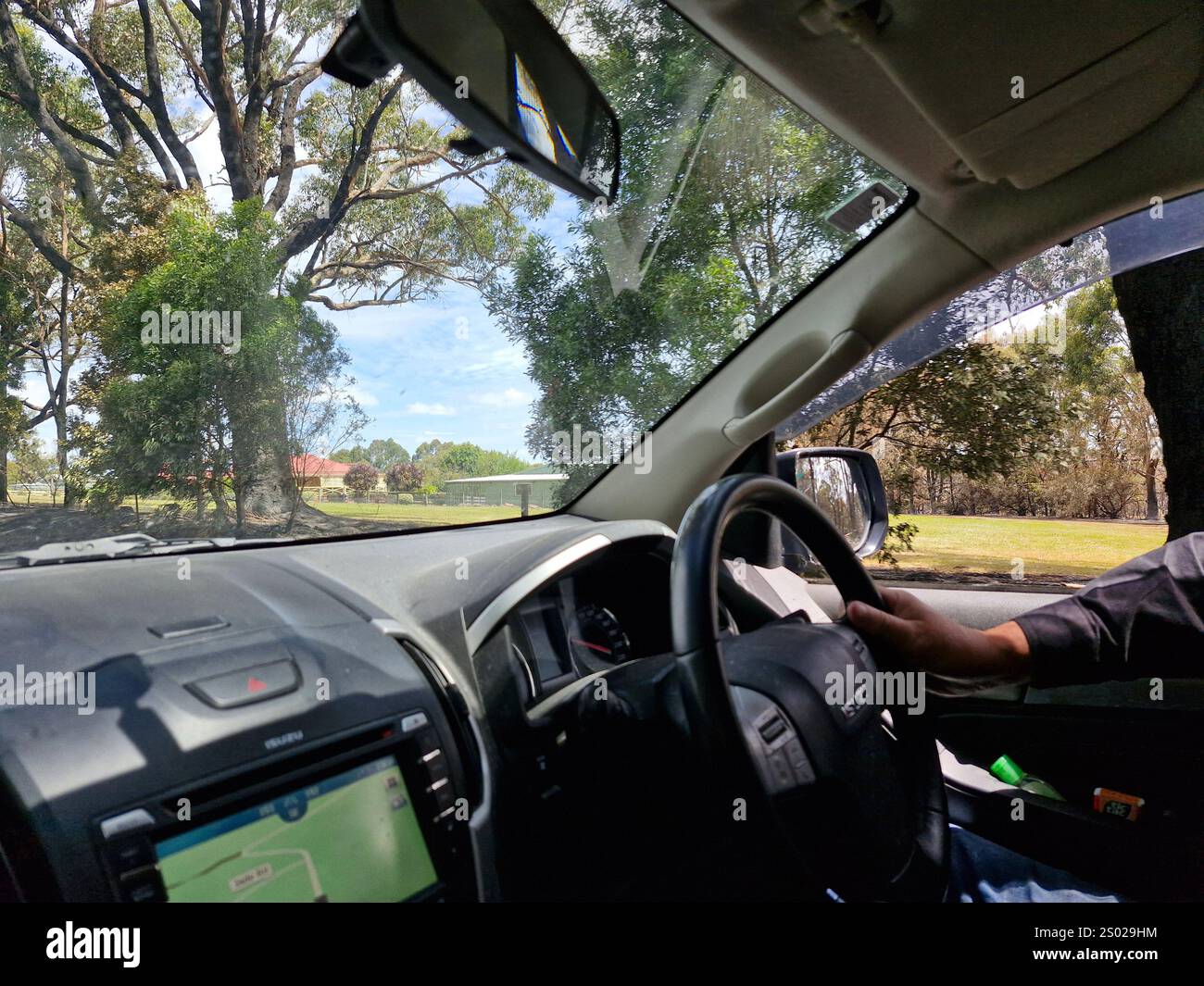 The Gurdies-St Helier Rd Victoria Australia bushfire 2024 Stock Photo ...