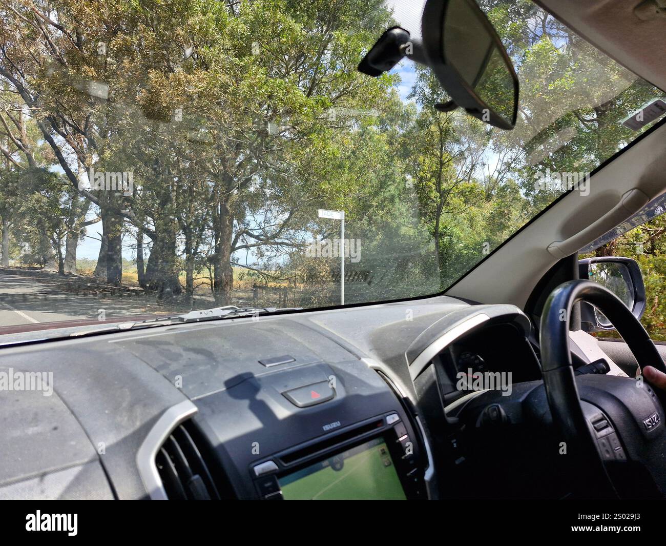 The Gurdies-St Helier Rd Victoria Australia bushfire 2024 Stock Photo ...
