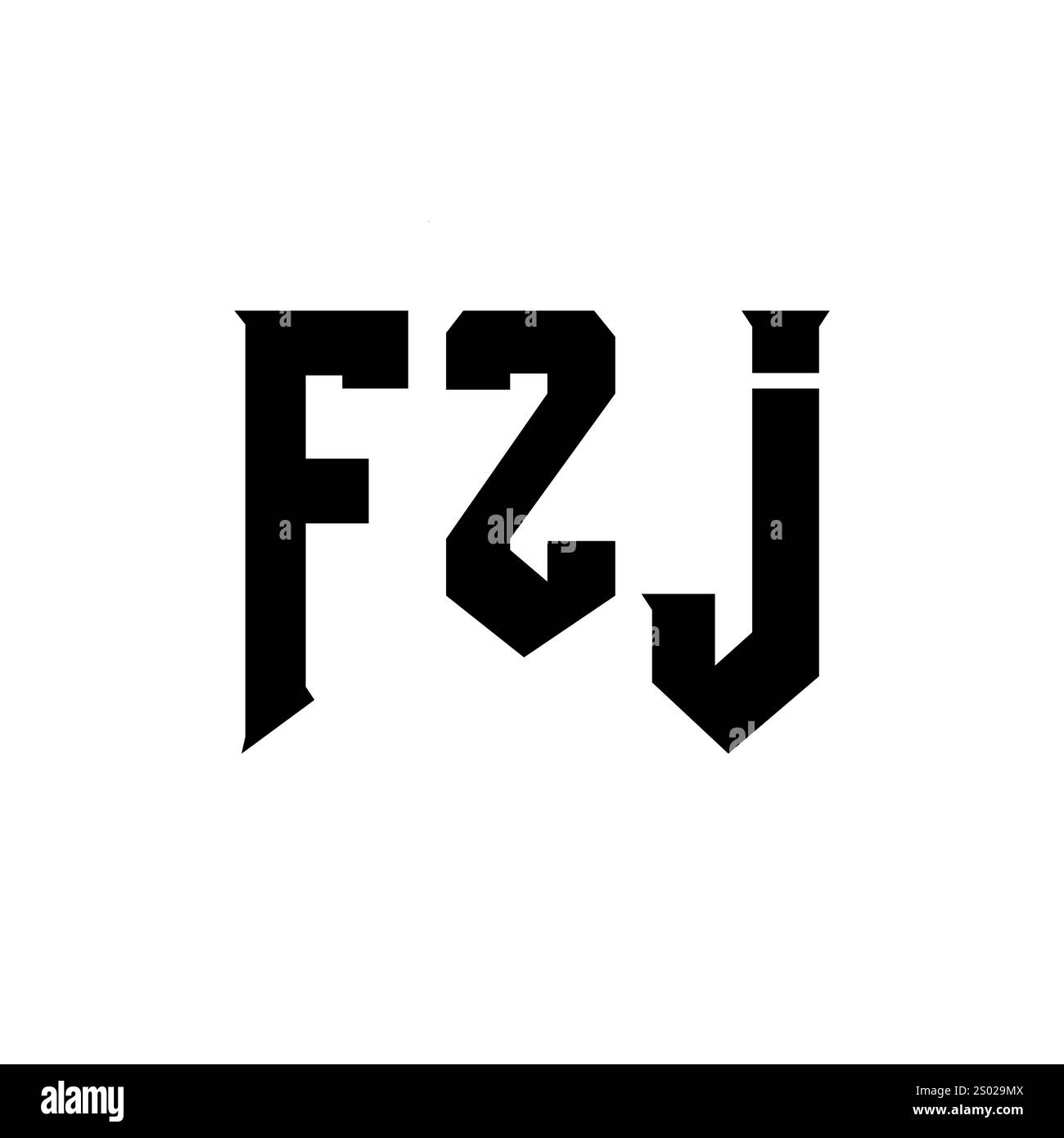 Fzj logo design hi-res stock photography and images - Alamy