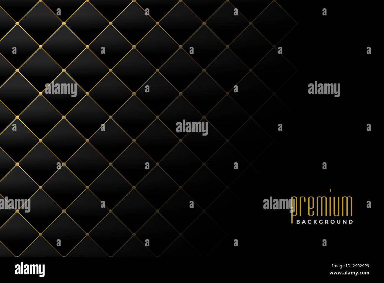 upholstery golden luxury diamond pattern background design Stock Vector ...