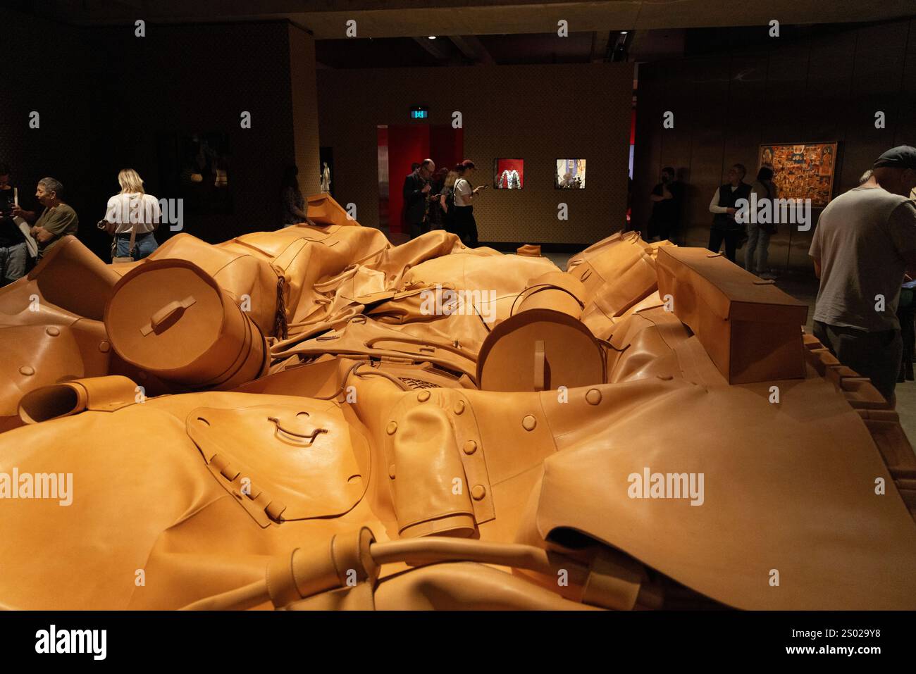 MONA Hobart, He Xiangyu tank project namedropping artwork from leather ...